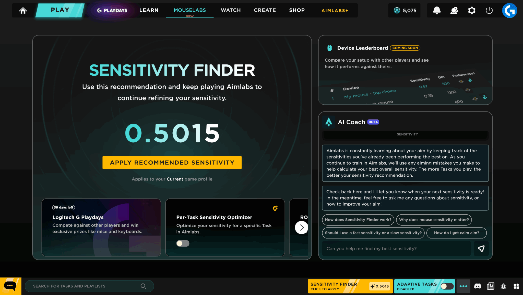 Aimlabs Mouselabs Explained: Smarter Sensitivity Finder, Better Results - Aimlabs.com Articles